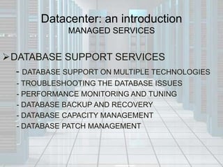 Data Centre Design Aspects and challenges | PPT