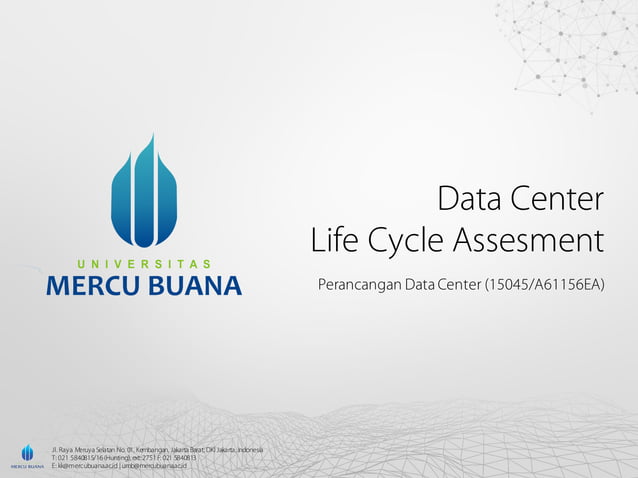 Data Center Lifecycle Assesment | PPT