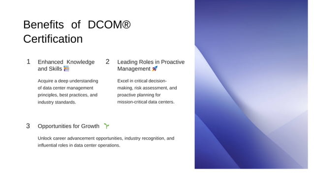 Data Center Management Certification.pdf | Information Services Industry | Industries