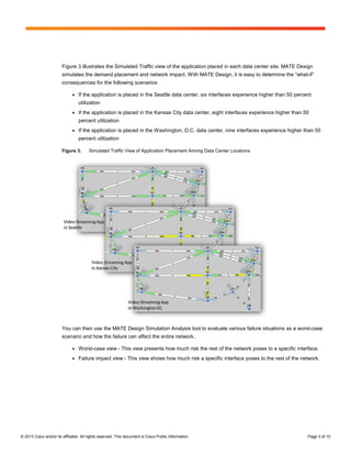 Data Center Migration and Network Bandwidth Assessments with Cisco MATE ...