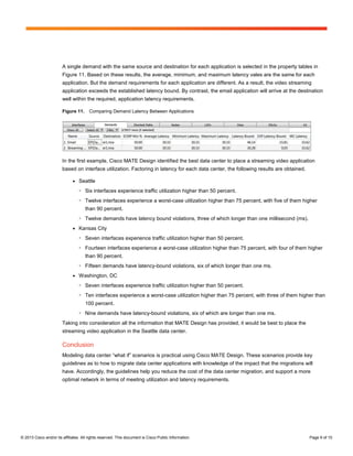 Data Center Migration and Network Bandwidth Assessments with Cisco MATE ...