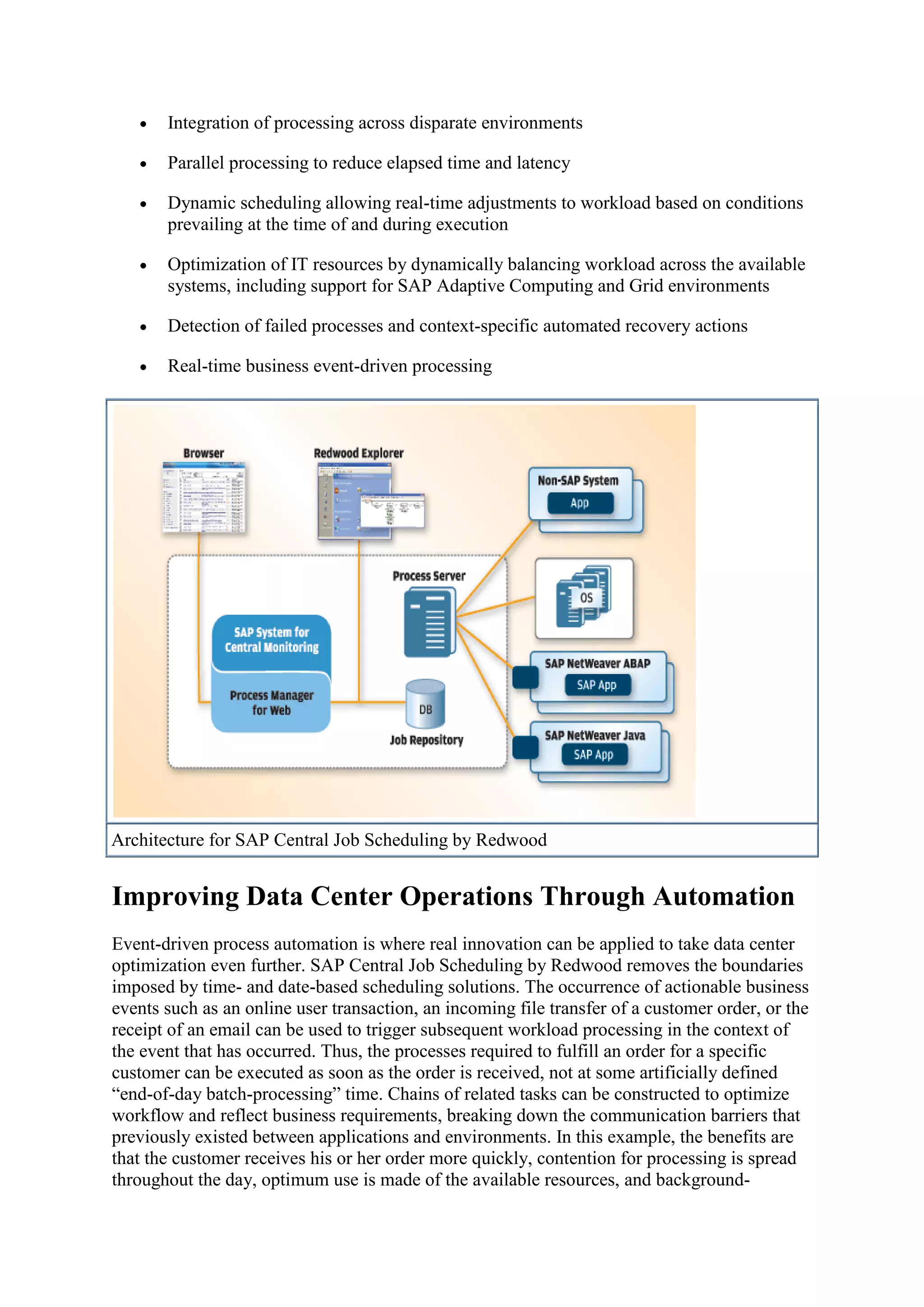 Data Center Optimization Through Event Driven Process Automation Pdf