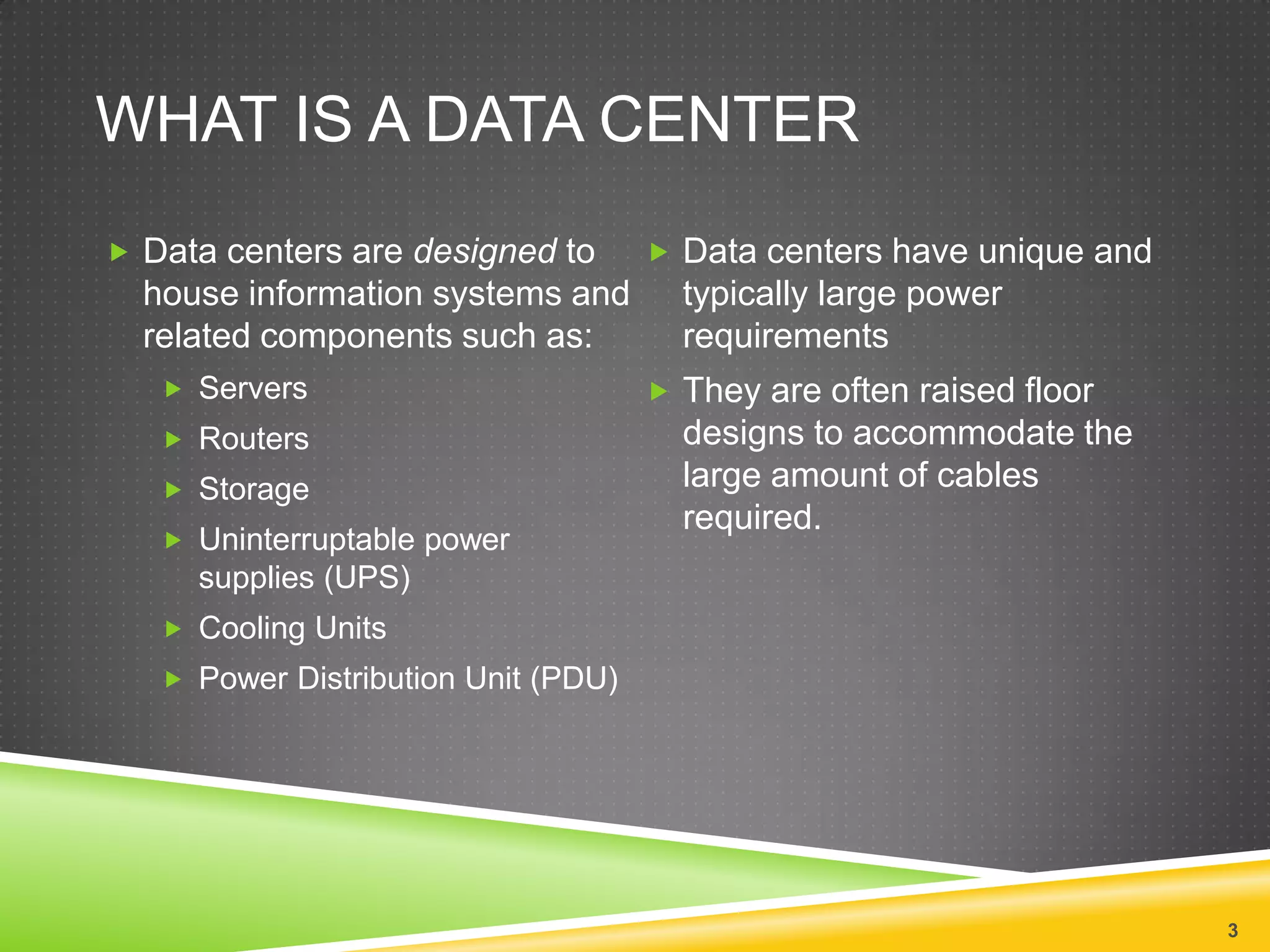 Datacenter overview | PPTX