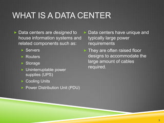 Datacenter overview | PPTX