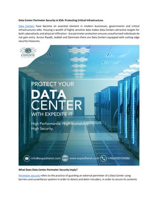 Data Center Perimeter Security in KSA.pdf | Free Download