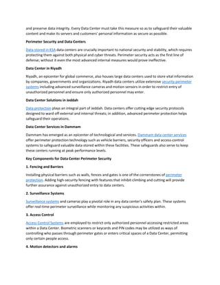 Data Center Perimeter Security in KSA.pdf