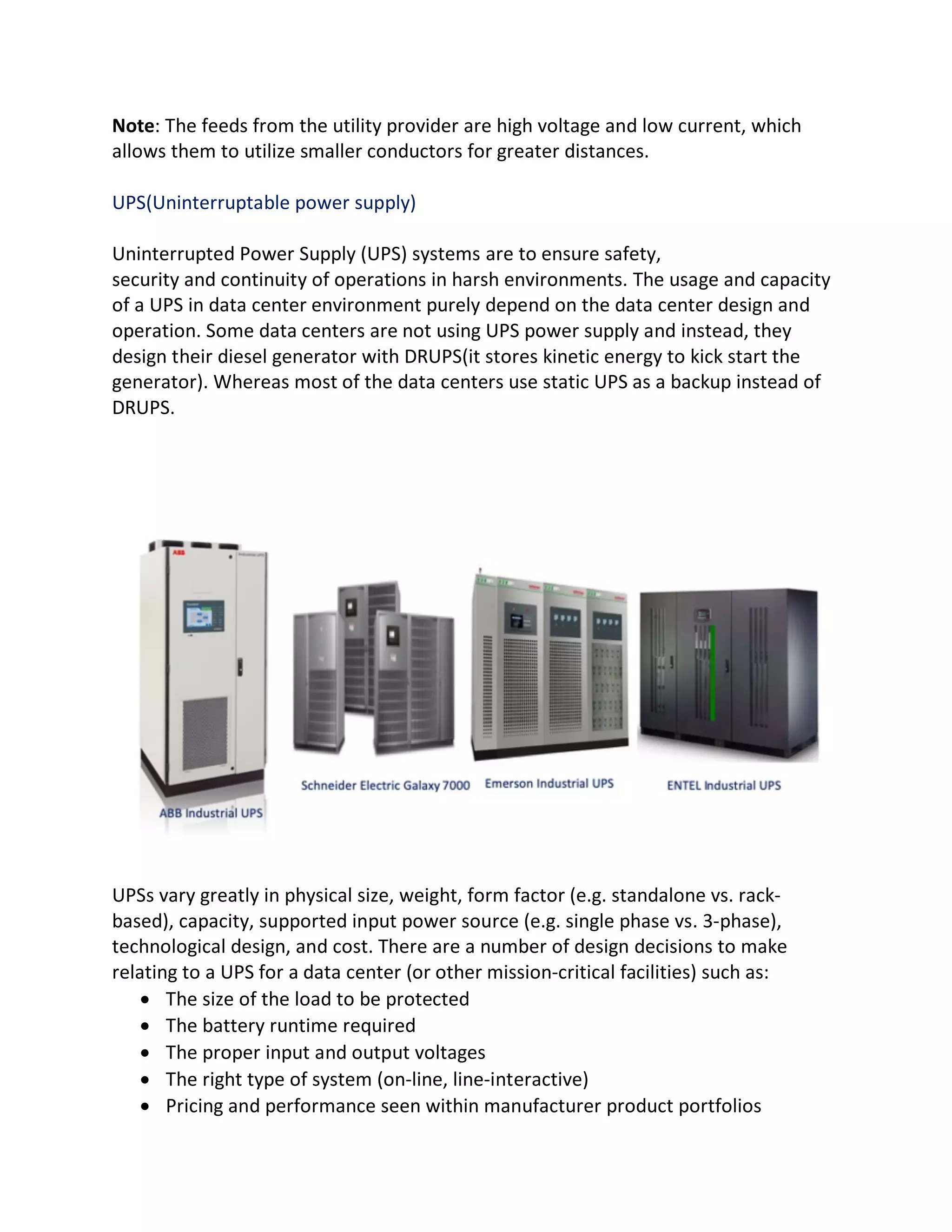 Data center power infrastructure | PDF