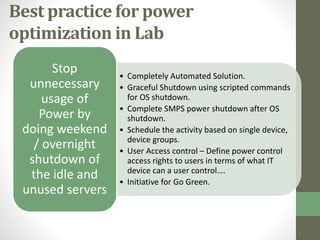 Datacenter power optimization | PPT