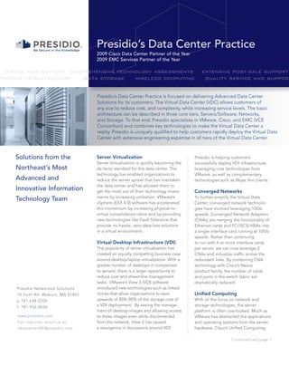 Presidio Data Center Practice Overview | PDF