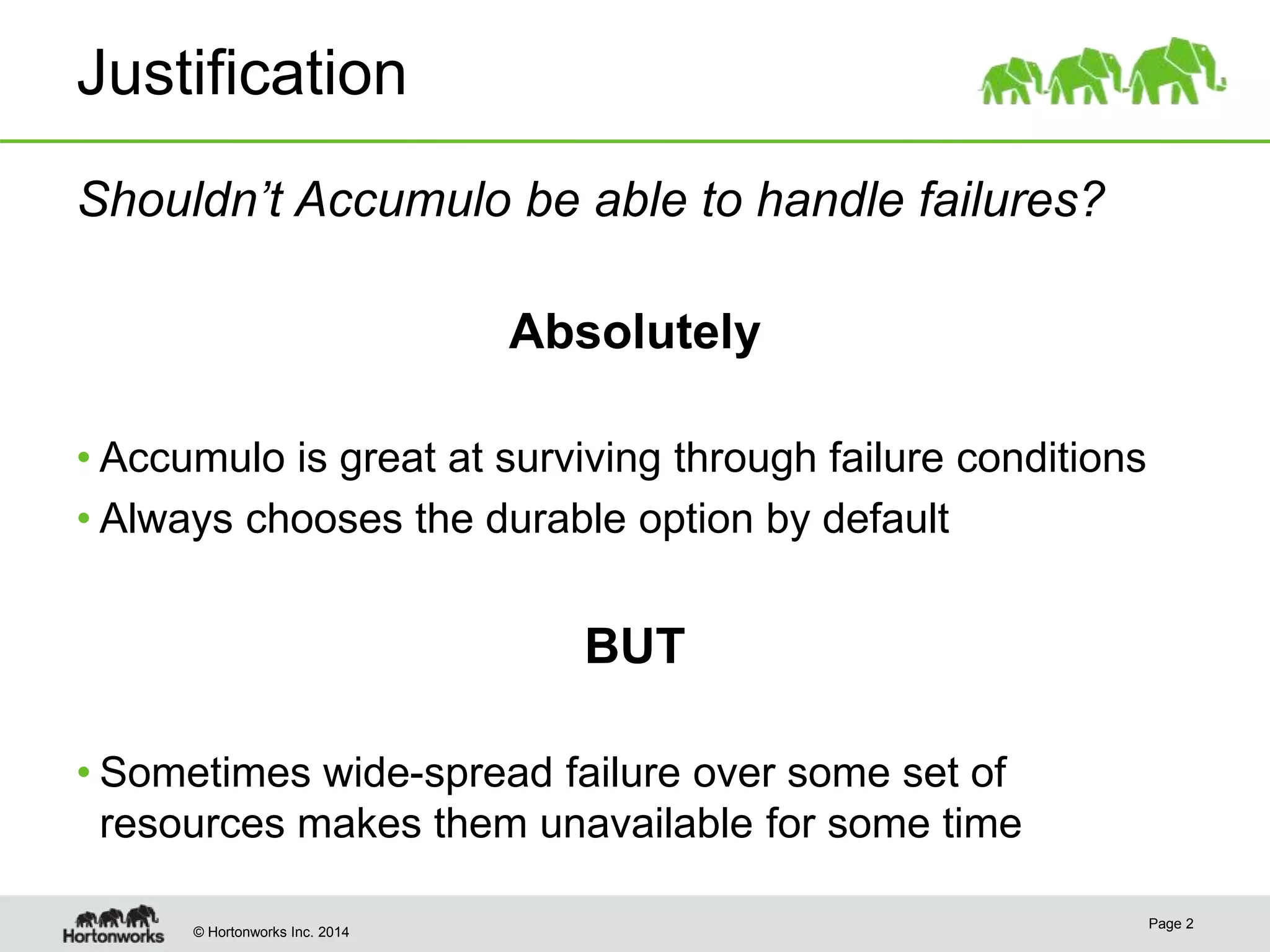Data-Center Replication with Apache Accumulo | PPTX