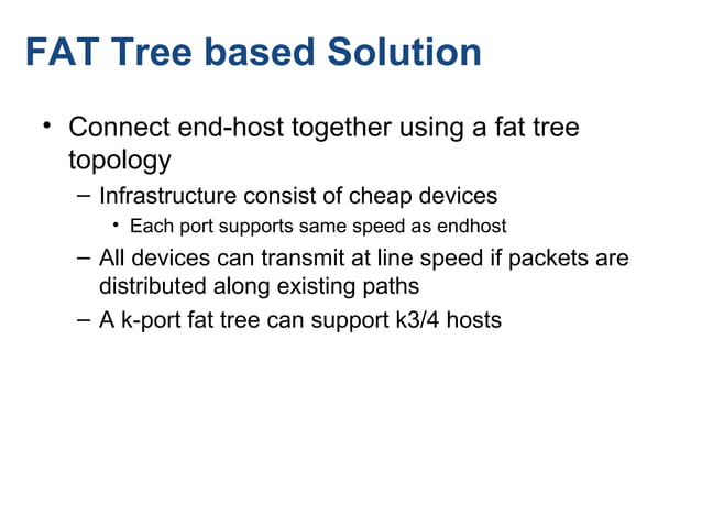 A Scalable, Commodity Data Center Network Architecture | PPT