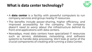 Traditional Data Center vs. Virtualization – Differences and Benefits | PDF