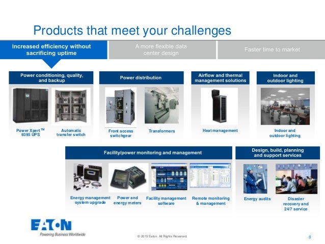 An overview of Eaton's Data Center segment solutions