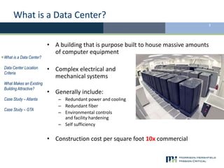 Data Center Site Selection | PPTX