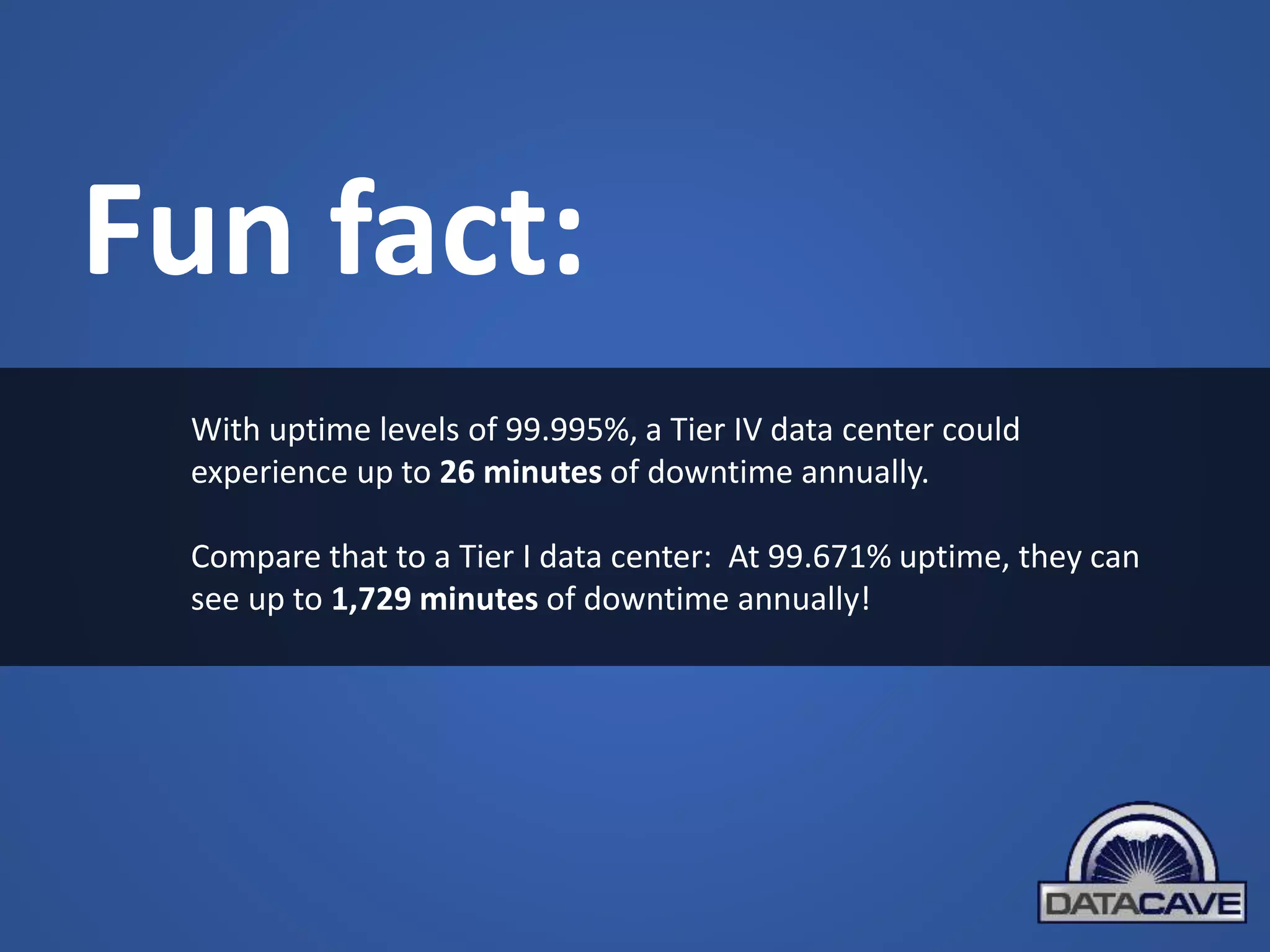 Data Center Tiers Explained | PPTX