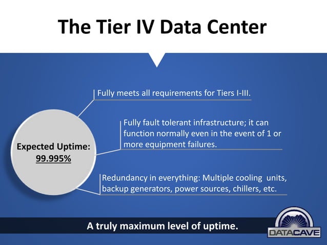 Data Center Tiers Explained | PPTX | Cloud Computing | Internet