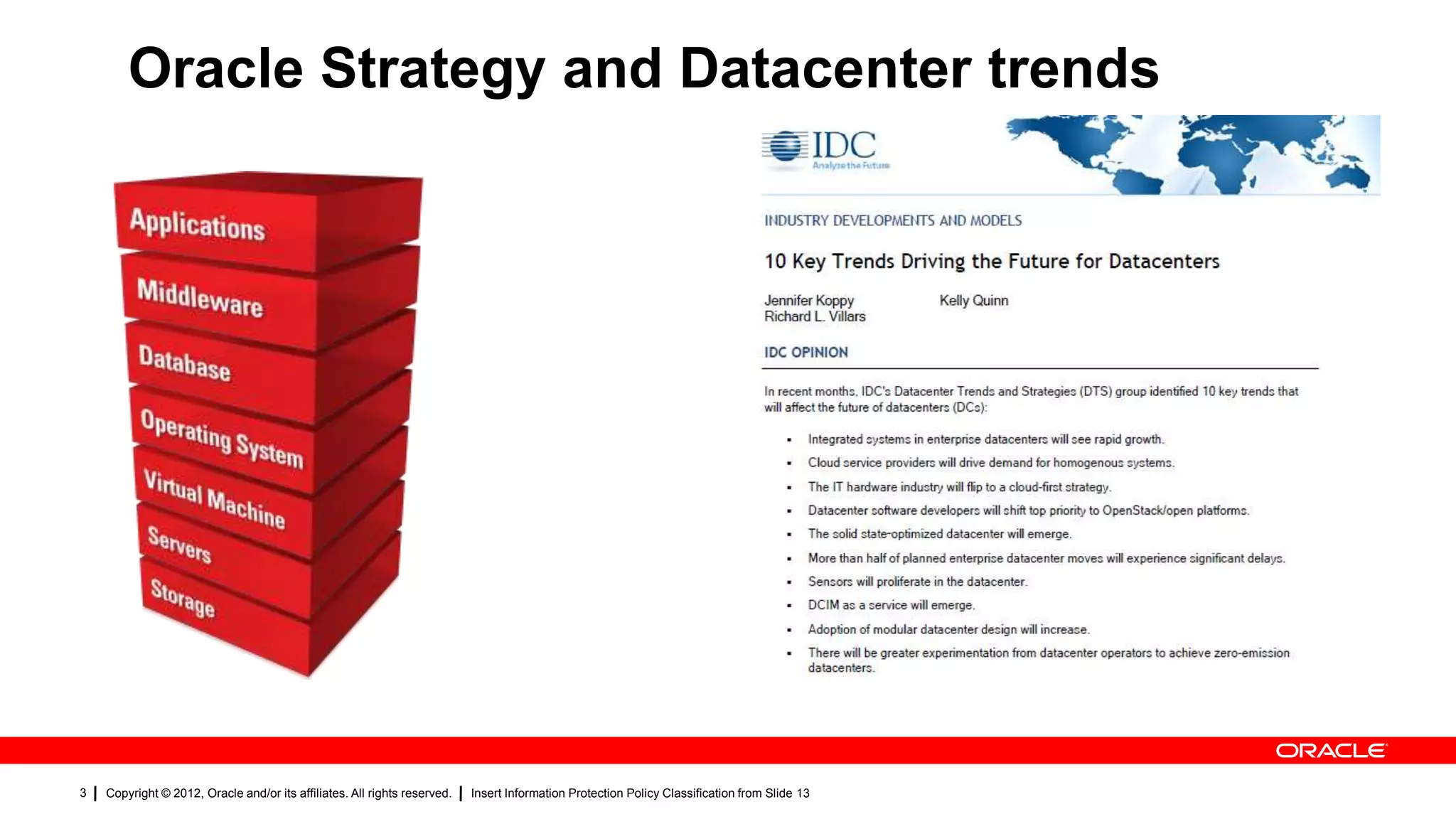 Data center Trends with Oracle | PPTX