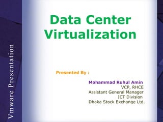 Datacenter virtualiazation | PPTX | Cloud Computing | Internet