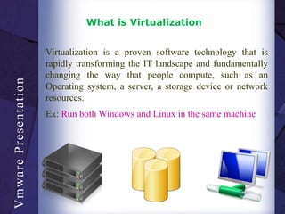 Datacenter virtualiazation | PPTX | Cloud Computing | Internet