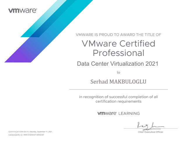 VMware Certified Professional - Data Center Virtualization 2021 | PDF ...