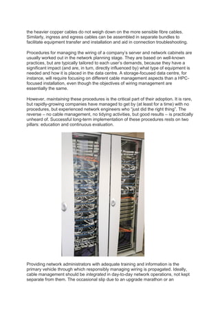Data centre cabling optimisation | PDF