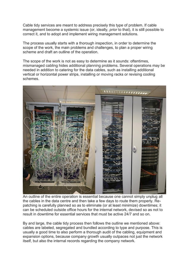 Data centre cabling optimisation | PDF