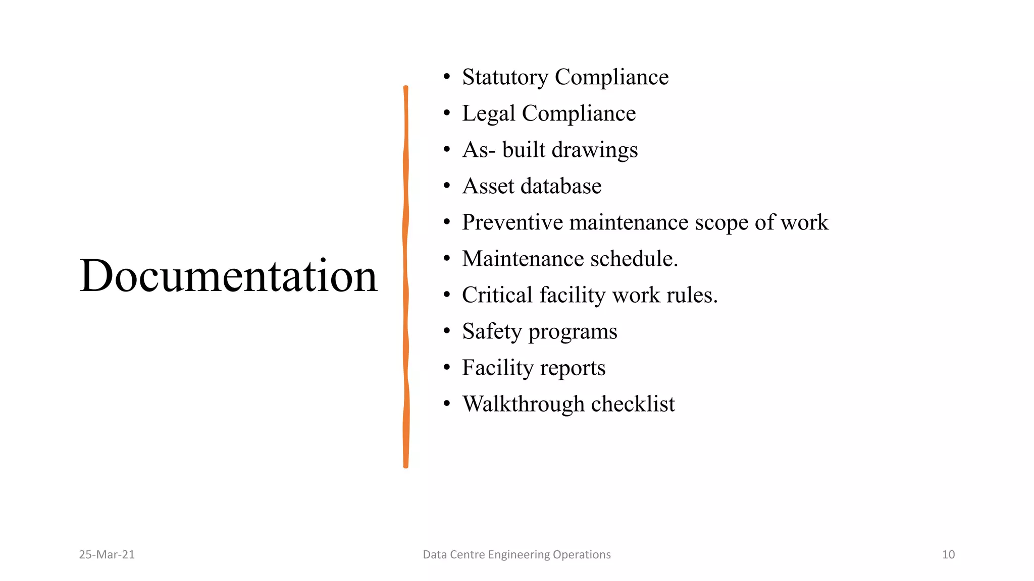 Data center engineering operations | PPTX