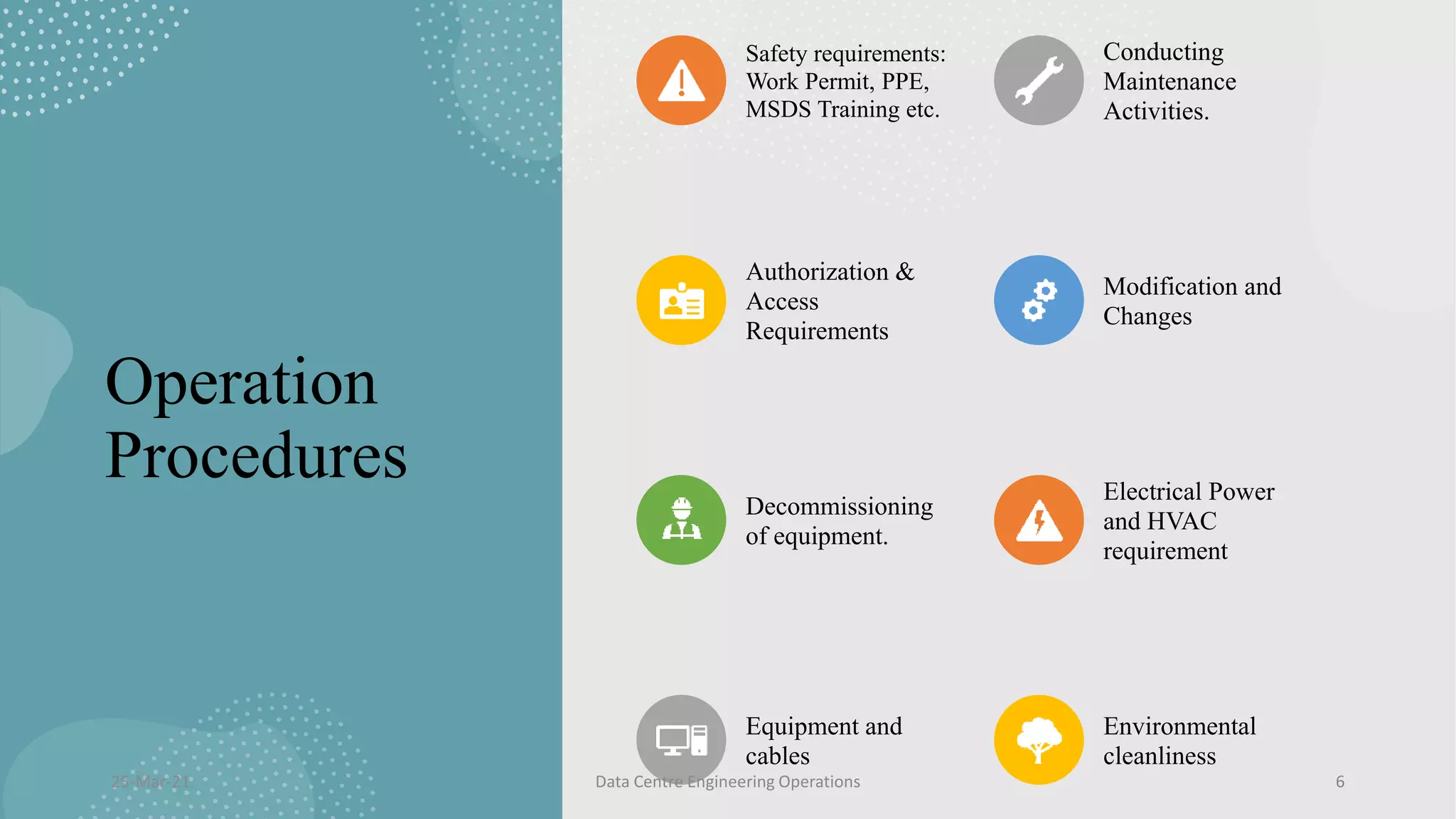 Data center engineering operations | PPTX