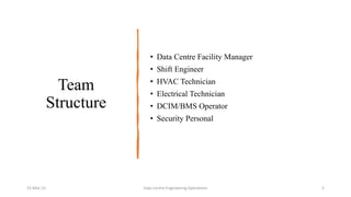 Data center engineering operations | PPTX