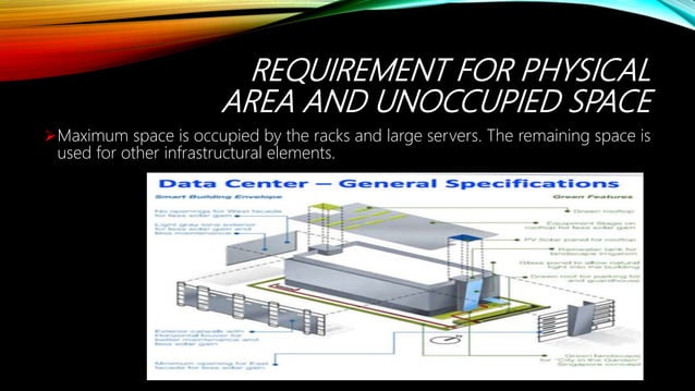 Data centre requirements | PPTX | Computer Networking | Computing