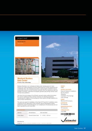 Data Centers - Pipe Joining Solutions | PDF