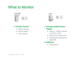 Data Centres Monitoring Solution By Kresna Widodo ( Schneider) | PDF