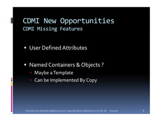 Data Centric CDMI | PPT