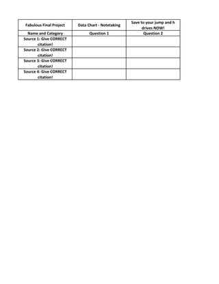 Data Chart | XLSX