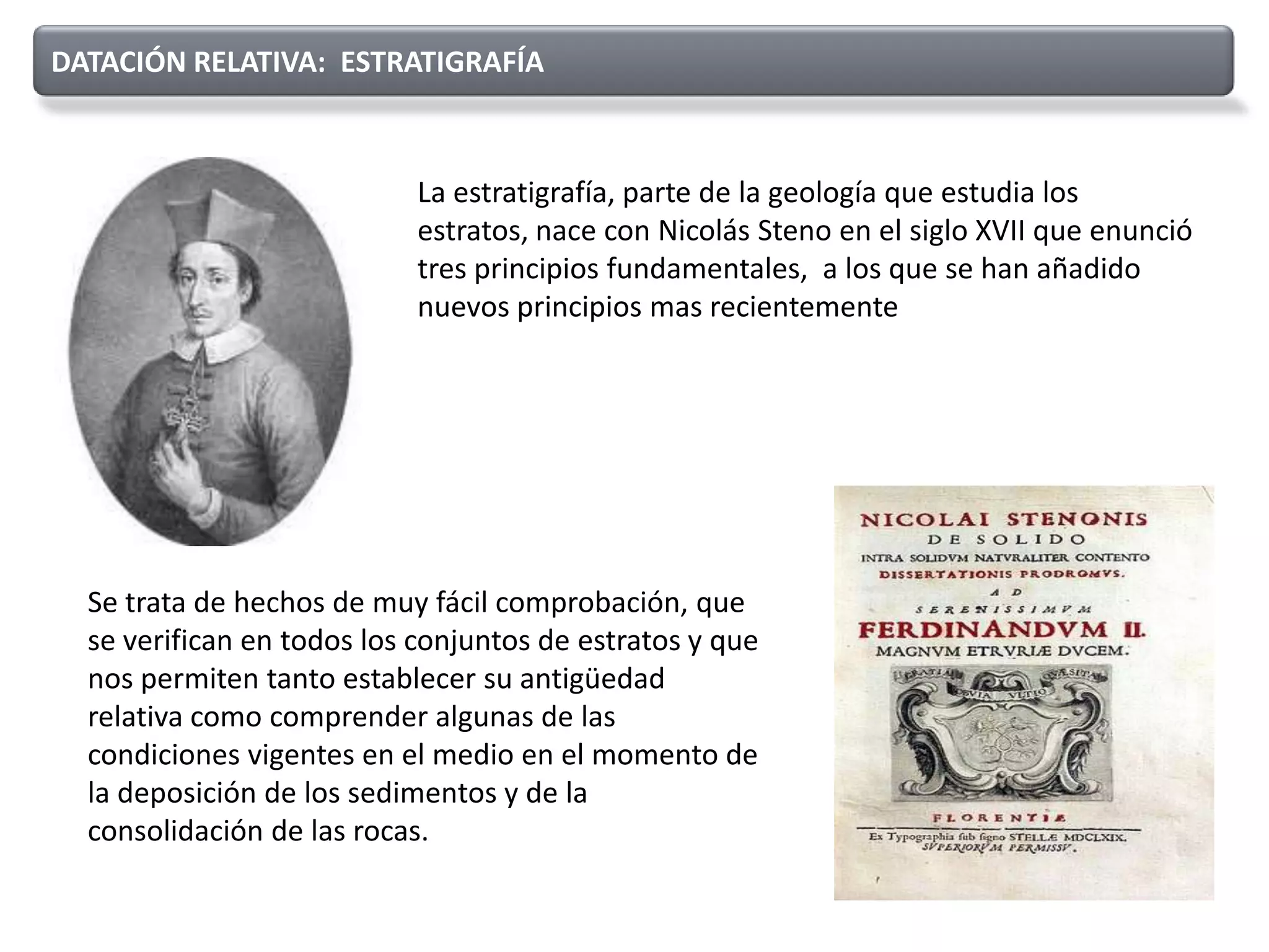 Dataciónes en geología. Datación relativa y absoluta. | PPTX