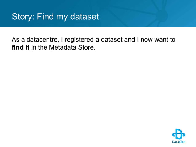 DataCite How To: Use the MDS | PPT