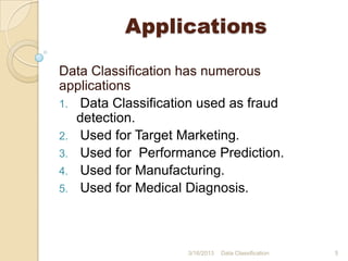 Data classification | PPTX