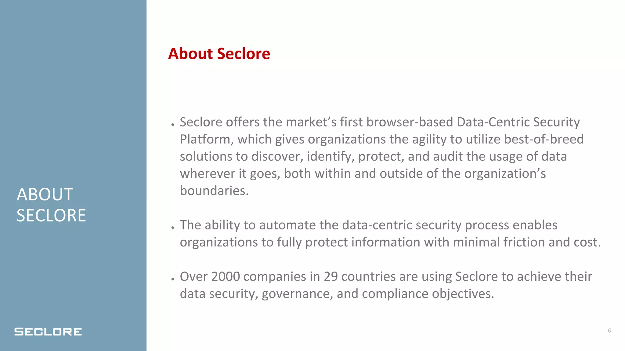 Data Classification Protection | Seclore | PPTX | Databases | Computer ...