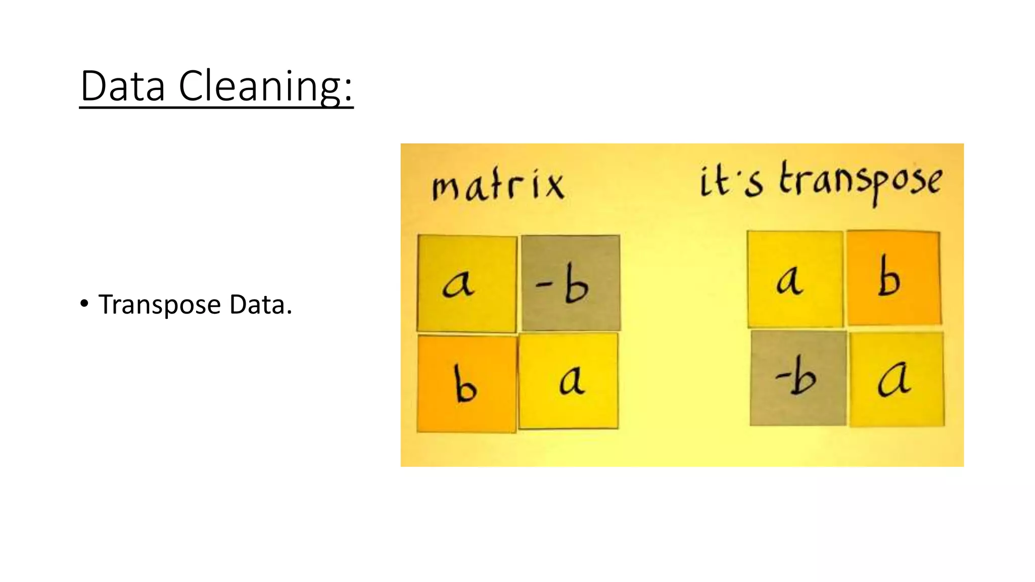 Data cleaning using Excel | PPTX