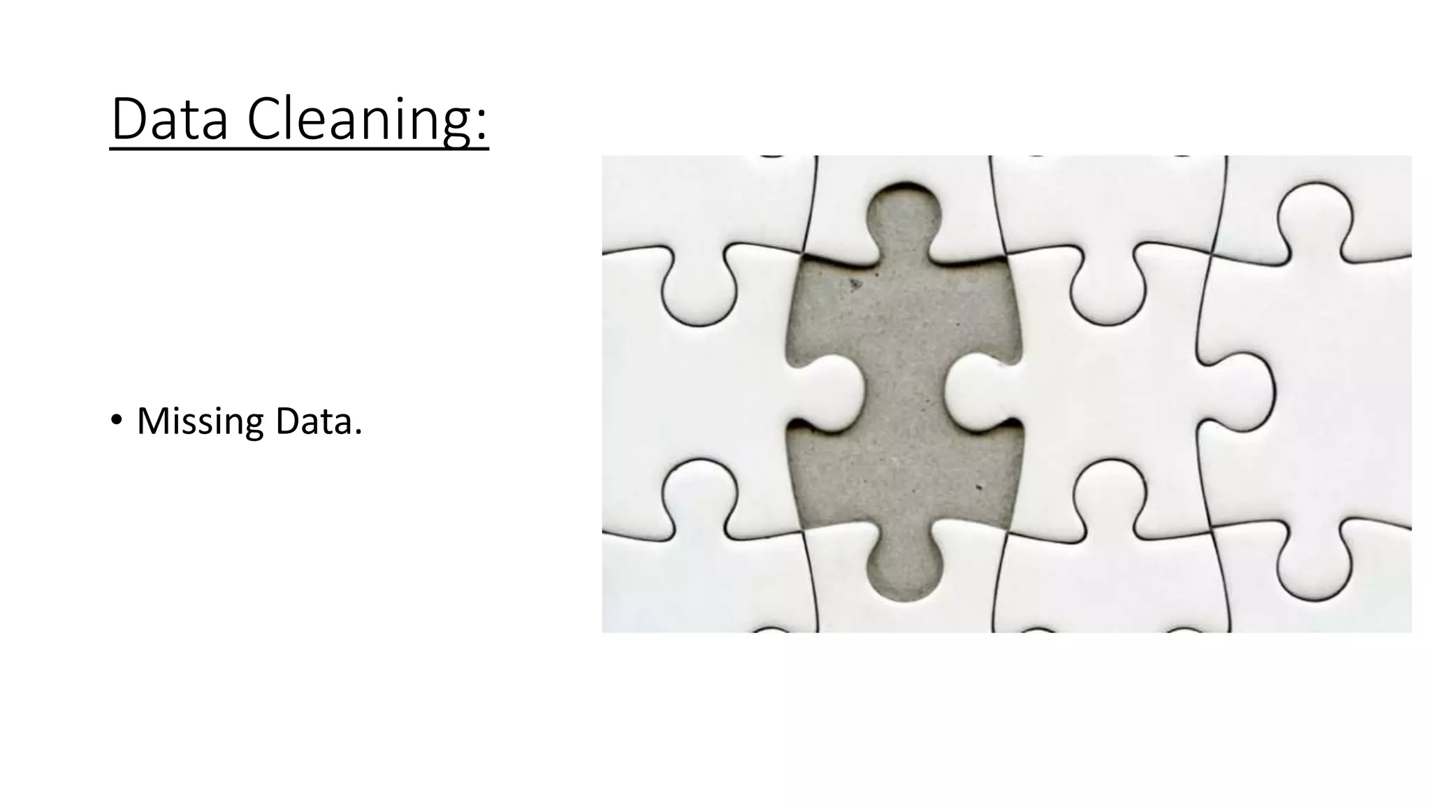 Data cleaning using Excel | PPTX