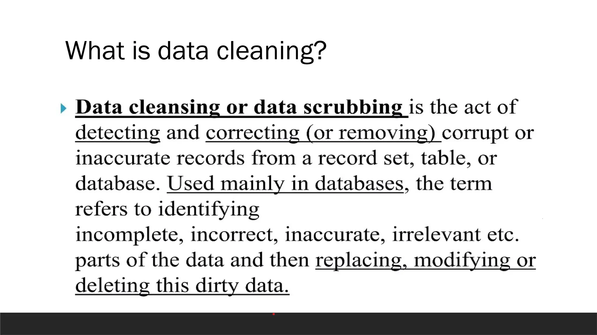 Data cleansing process is a very basic process.pptx