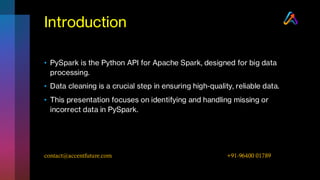 Data Cleaning & Handling Missing Data in PySpark.pdf