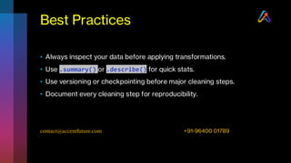 Data Cleaning & Handling Missing Data in PySpark.pdf