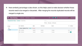 Odoo 14 Data Cleaning Module | PPT