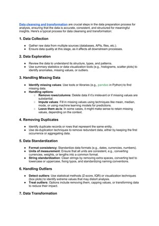 Data Cleansing and Transformation Process.docx