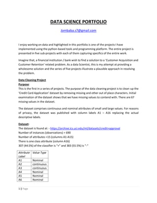 Data cleansing project | PDF | Technology & Computing