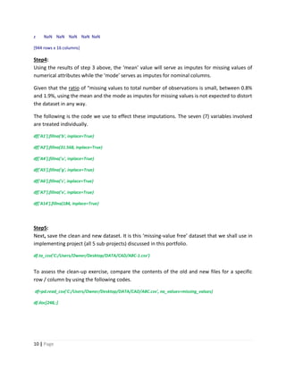 Data cleansing project | PDF | Technology & Computing