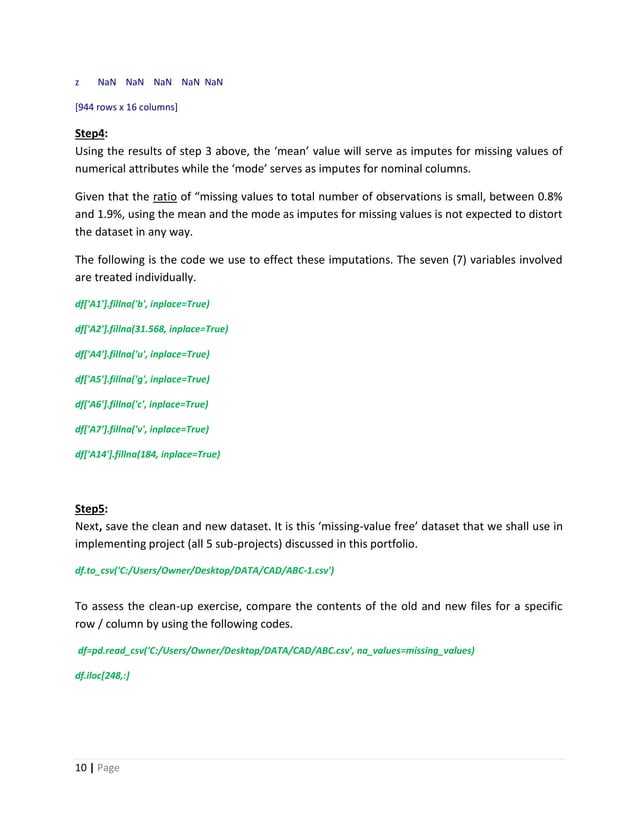 Data cleansing project | PDF