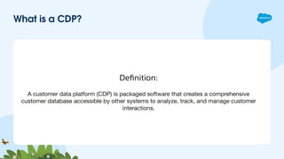 Data Cloud, More than a CDP by Matt Robison | PPT
