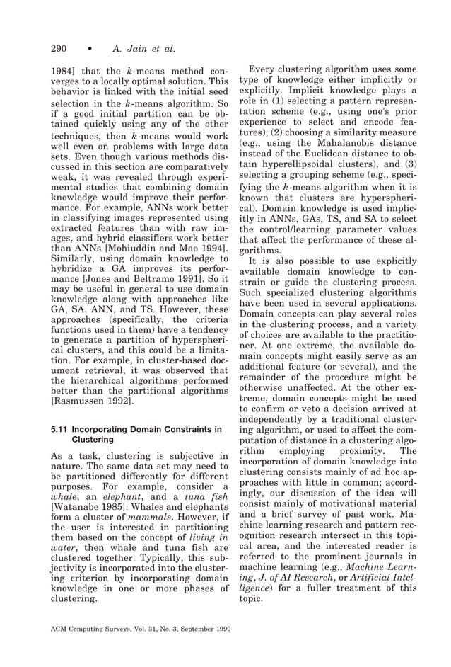 Data clustering a review | PDF | Free Download